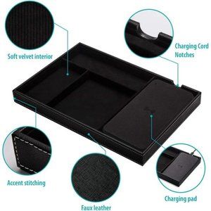 Storage & Organization | Valet Tray Built In Wireless Charging Pad ...